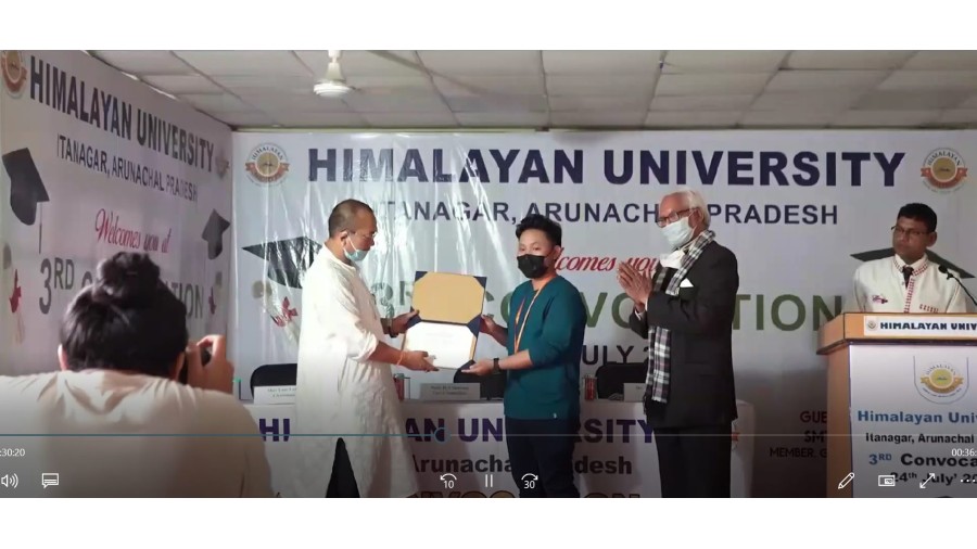 3rd Convocation of Himalayan University , 2021 Himalayan University