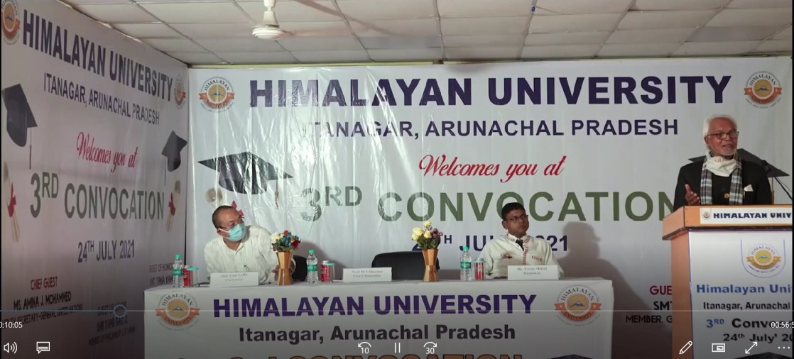 Himalayan University Celebrated its 1st Grand Convocation on 22nd ...